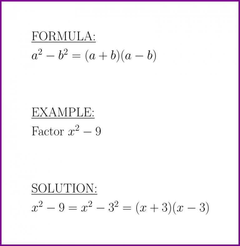 A 2 B 2 formula And Example LUNLUN COM